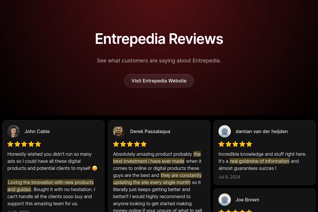 Entrepedia.co Review